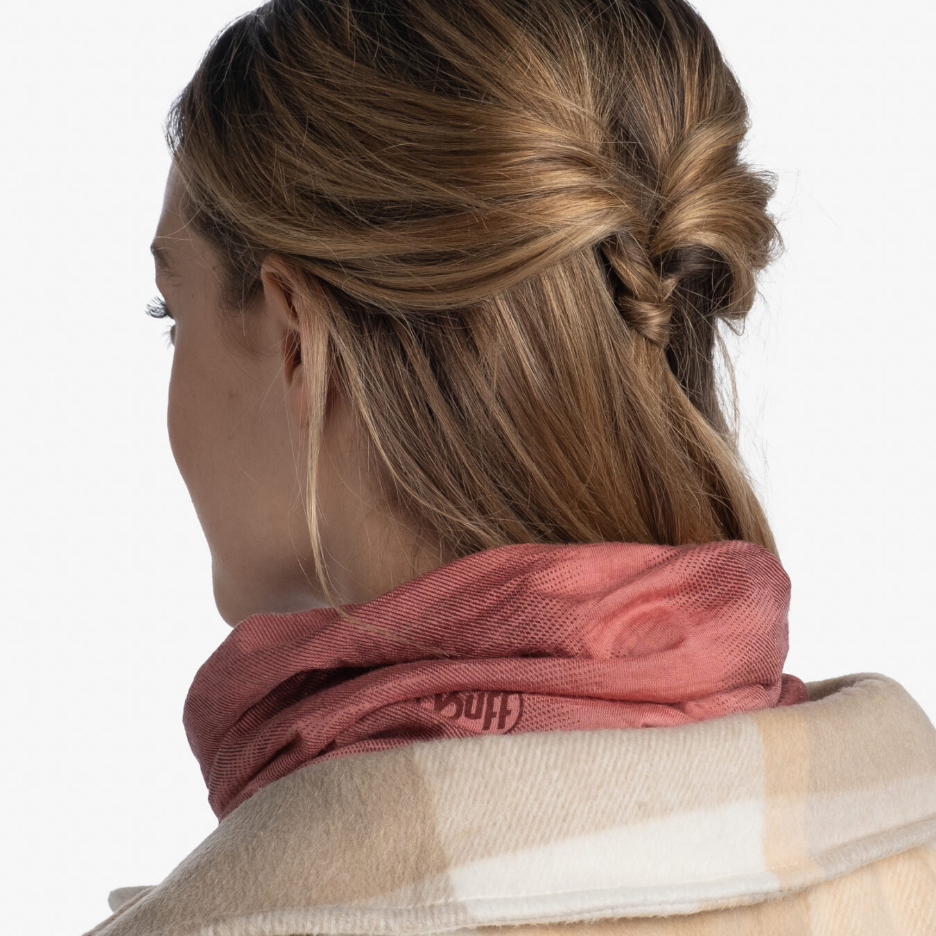Bandana de lana merino Lightweight Light Rosewood - Buff - 4nomads Perú